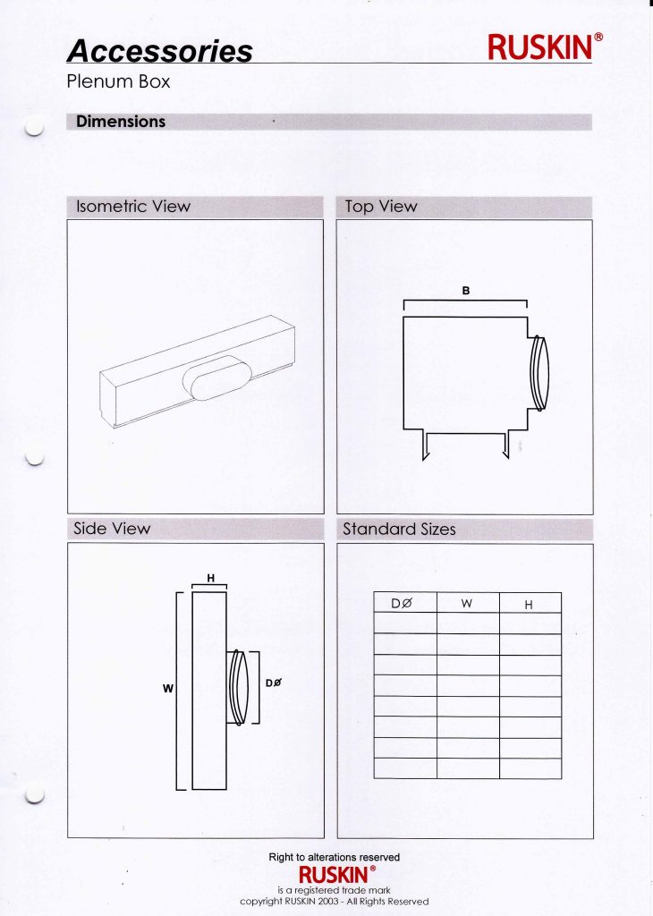 Plenum Box – Ruskin (M) Sdn Bhd
