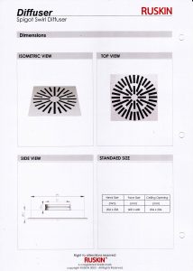 Spigot Swirl Diffuser – Ruskin (M) Sdn Bhd